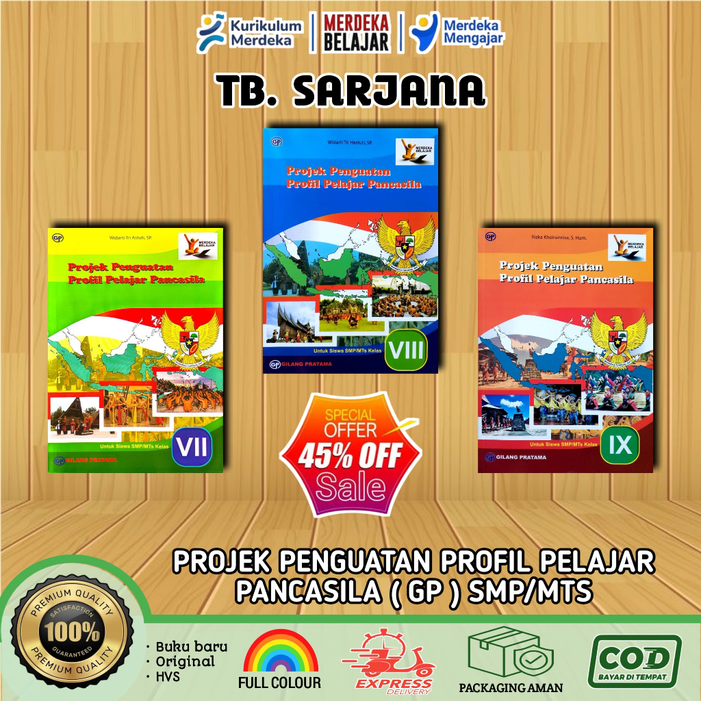 Jual Buku Siswa Pendamping ( P5 ) Projek Penguatan Profil Pelajar Pancasila Kelas 7,8,9 SMP ...