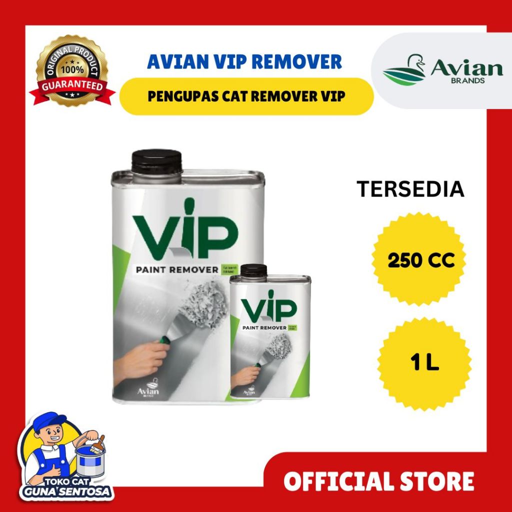 Jual PENGLUPAS CAT / PERONTOK CAT AVIAN VIP REMOVER | Shopee Indonesia