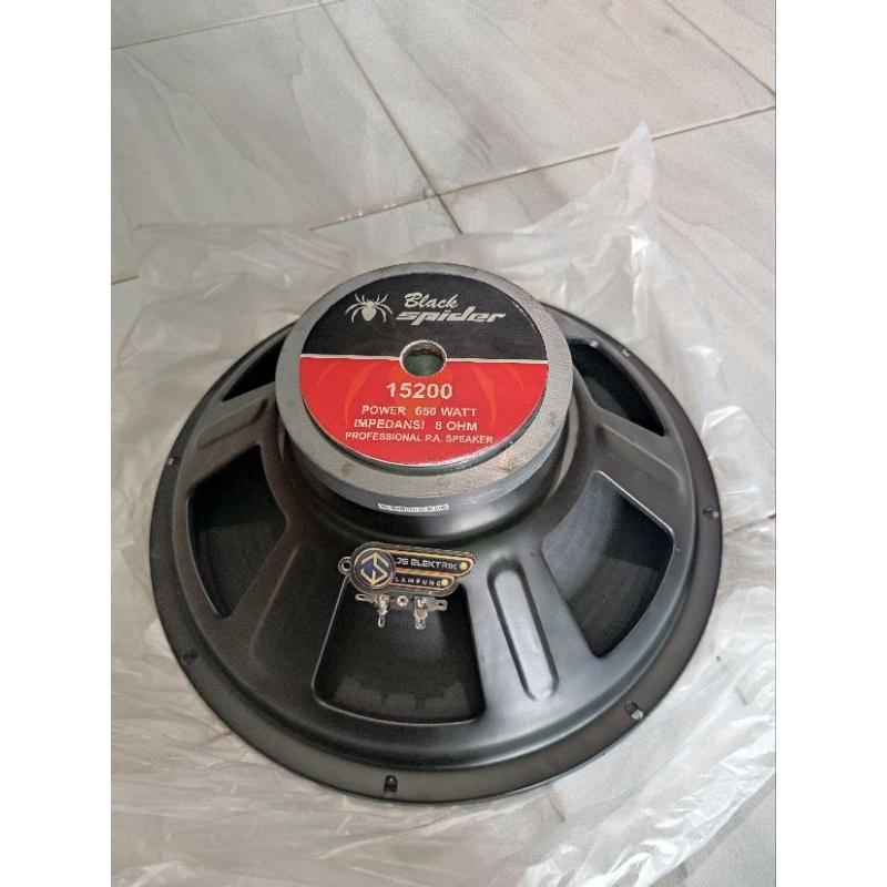 Jual Speaker black spider 15 inch 15200 650 Watt Coil 2 inch Original ...