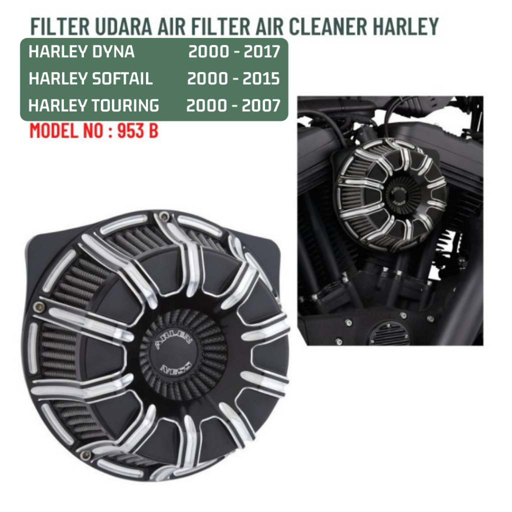 Jual FILTER UDARA AIR FILTER CLEANER HARLEY DYNA 2000 - 2017 SOFTAIL ...
