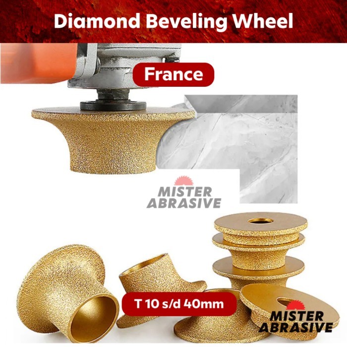 Jual 3In Diamond Grinding Wheel Bevel Edge Roda Mata Gerinda Pinggul ...