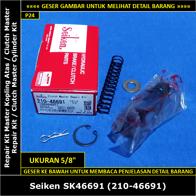Jual Repair Kit Master Kopling Atas Toyota Corona Absolute 1600 cc 4A ...
