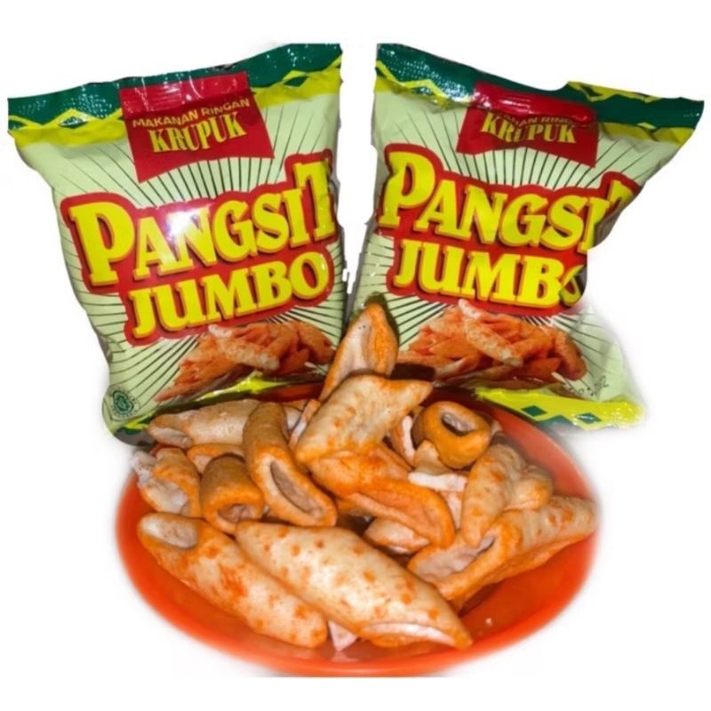 Jual PANGSIT JUMBO 11 GRAM X 10 (1 RENCENG ISI 10) / SNACK JADUL ...