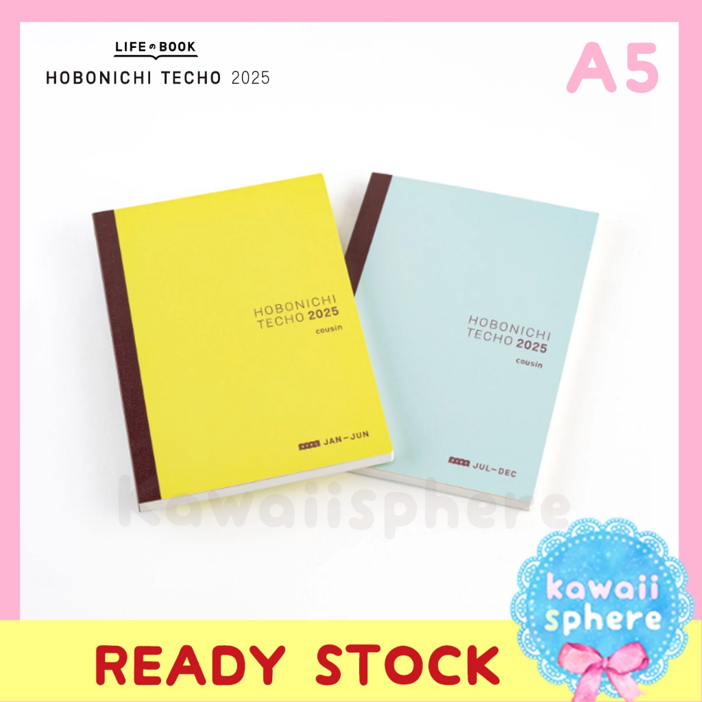 Jual Hobonichi Techo 2025 A5 Avec Set 2 Book (Jan-Jun , Jul-Dec ...