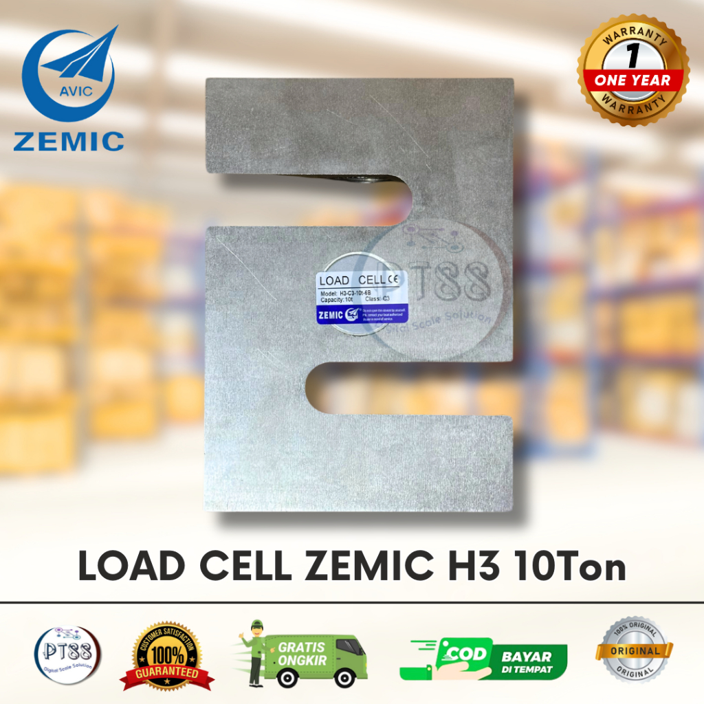 Jual Load Cell ZEMIC H3 10 Ton / Sensor Timbangan Gantung Loadcell ZEMIC H3 10 Ton | Shopee ...
