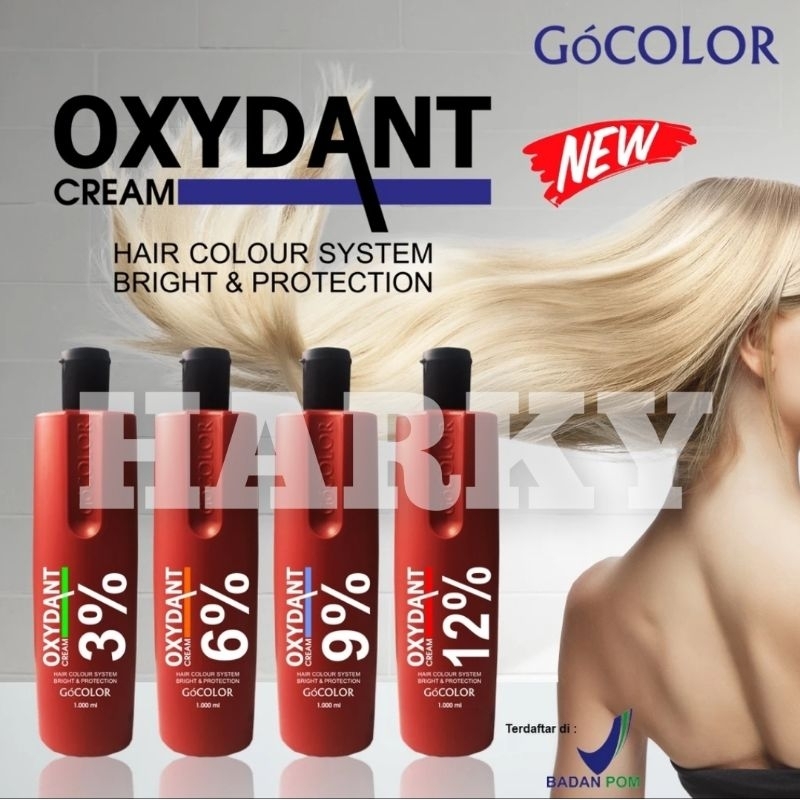 Jual GO STREET OXYDANT 1LT 1000ML GO COLOR OXIDANT OXYDANT CREAM ...