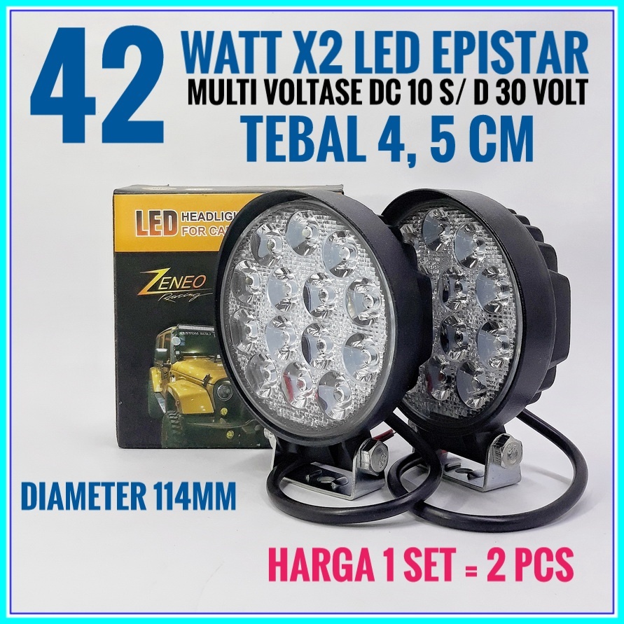 Jual Lampu Sorot LED Flood 42 Watt Casing Aluminium Bracket Stainless ...