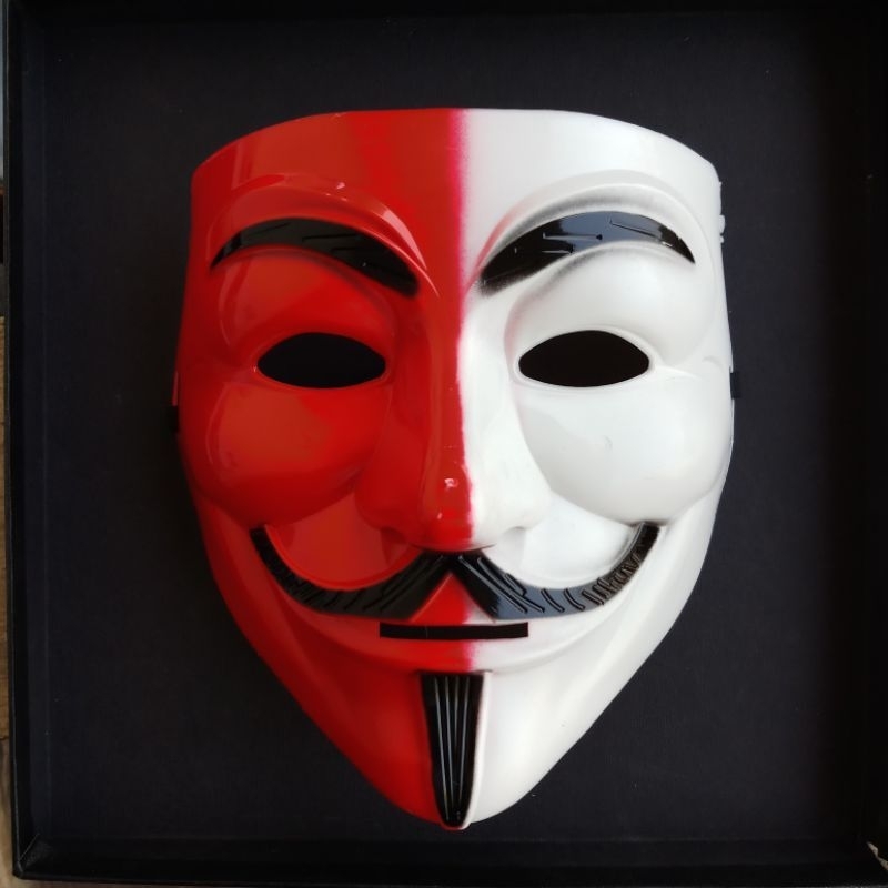 Jual topeng hacker indonesia / topeng pesta anonymous / topeng murah ...