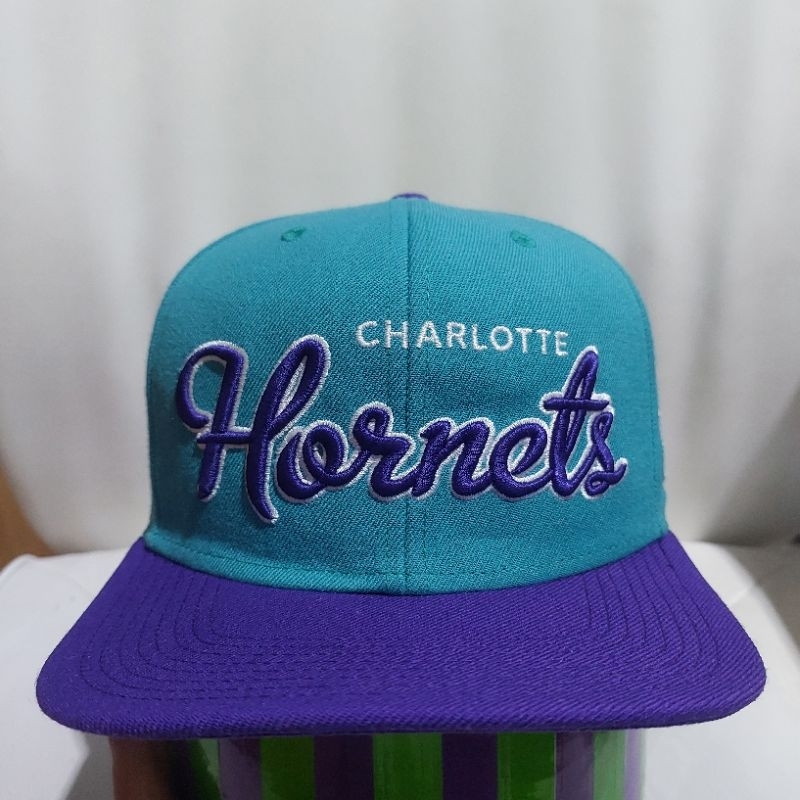 Jual Topi Charlotte Hornets Big Script | Shopee Indonesia