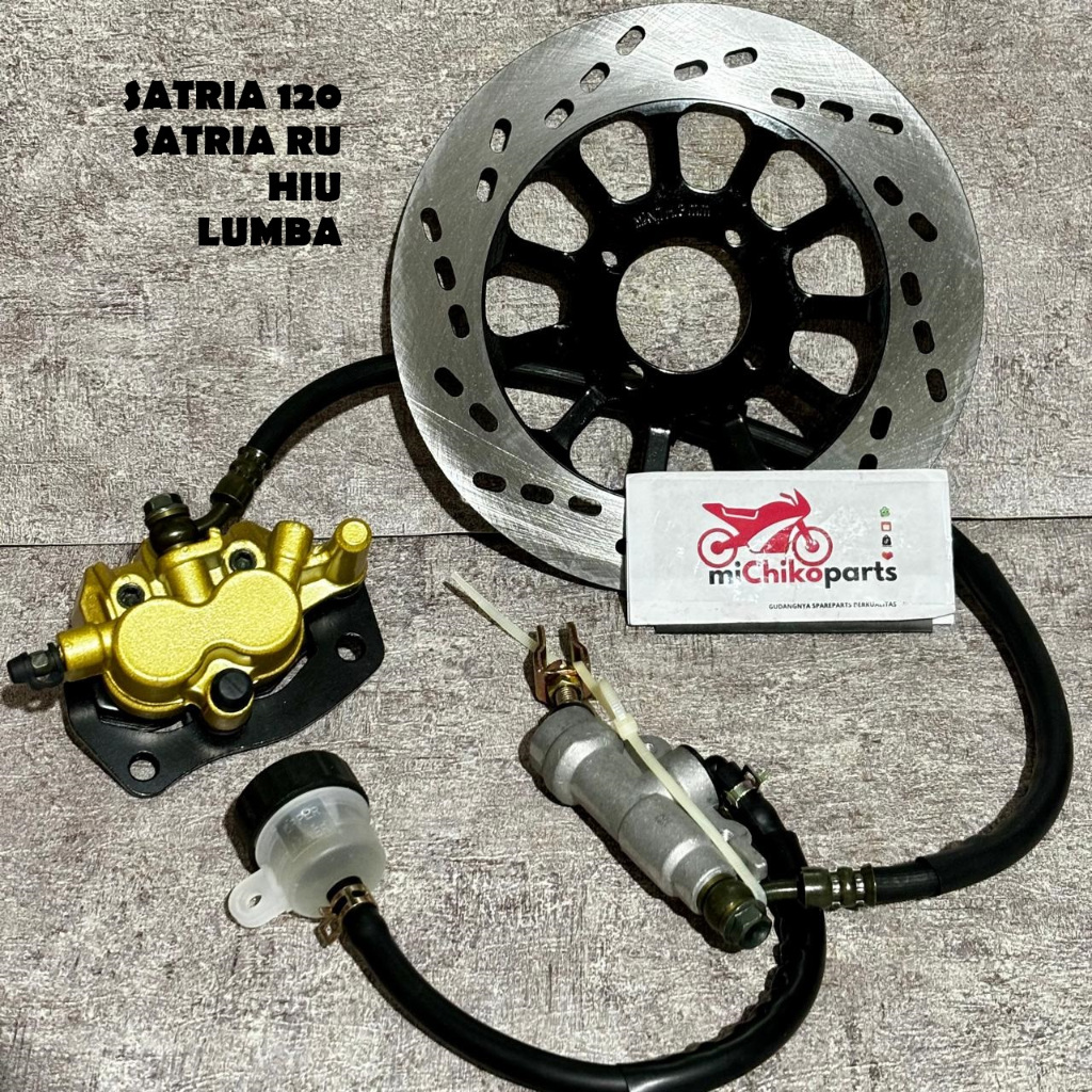 Jual Paket Master Cakram Belakang Satria 120 Lama R 2t 2tak Hiu Lumba Set Piringan Kaliper ...