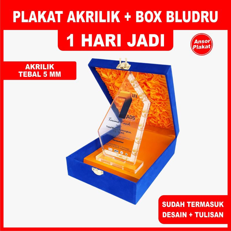 Jual PLAKAT VANDEL AKRILIK PRINT UV CUSTOM + BOX BLUDRU - 15 X 10 CM ...