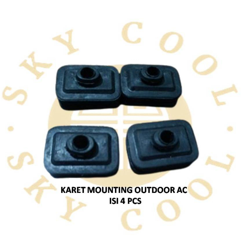 Jual KARET MOUNTING OUTDOOR AC ISI 4 PCS | Shopee Indonesia