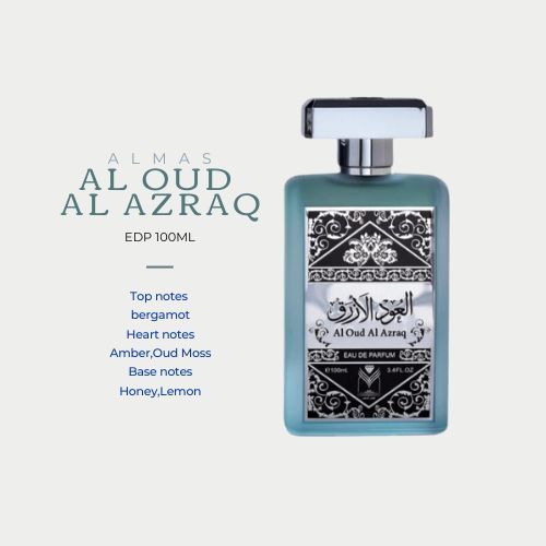 Jual Parfum Al Oud Al Azraq by Almas Eau de Parfum for Unisex EDP 100 ml Perfume Original ...