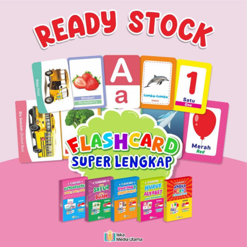 Jual Kartu Edukatif Anak Belajar Dan Bermain | Flashcard Superlengkap ...