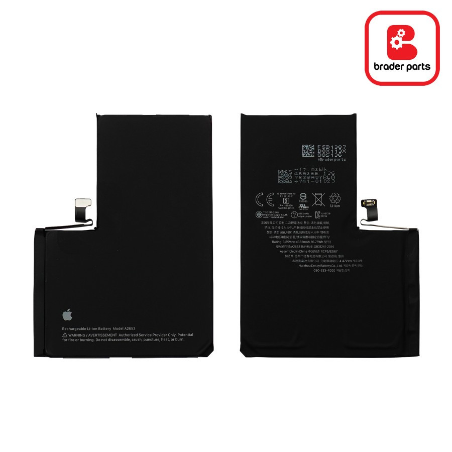 Jual Batre baterai iP 13 pro max brader parts | Shopee Indonesia