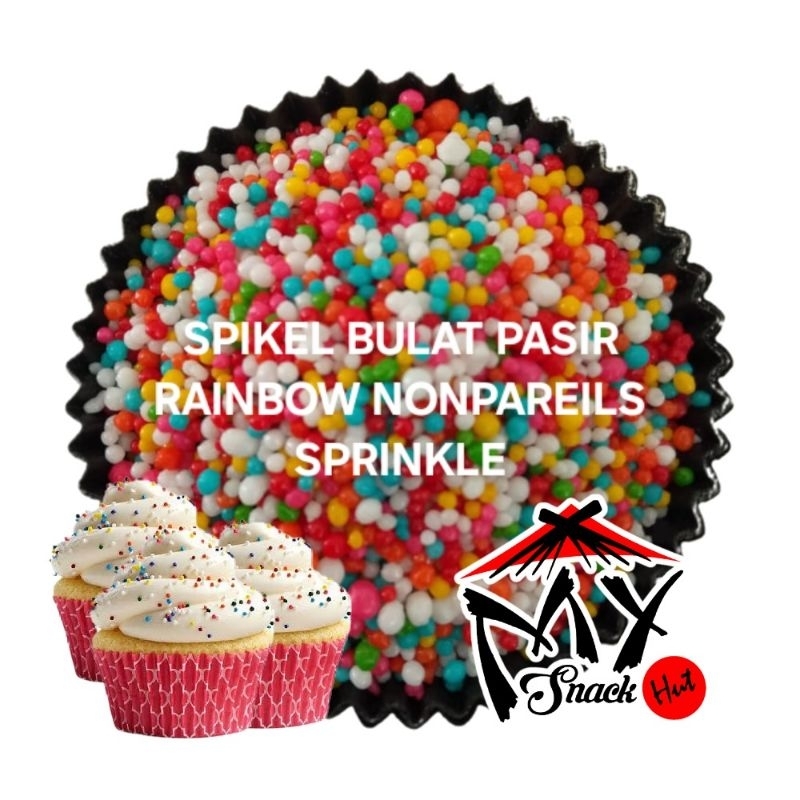 Jual SPRINKLES BULAT PASIR 50GR NONPAREILS SPIKEL TRIMIT TABURAN WARNA ...