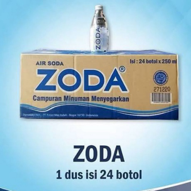 Jual ZODA AIR SODA 250 ML DUS ISI 24 BOTOL | Shopee Indonesia