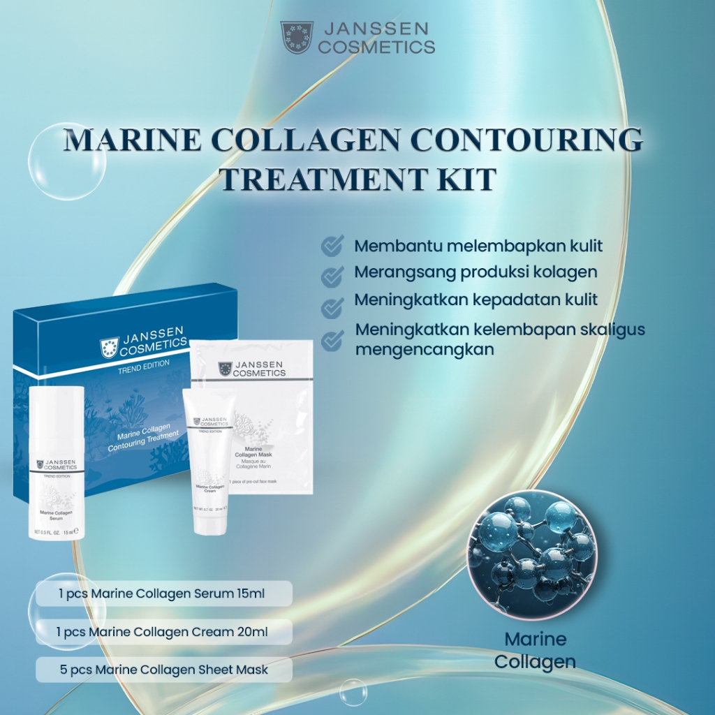 Jual Janssen Cosmetics - Marine Collagen Contouring Treatment Kit ...
