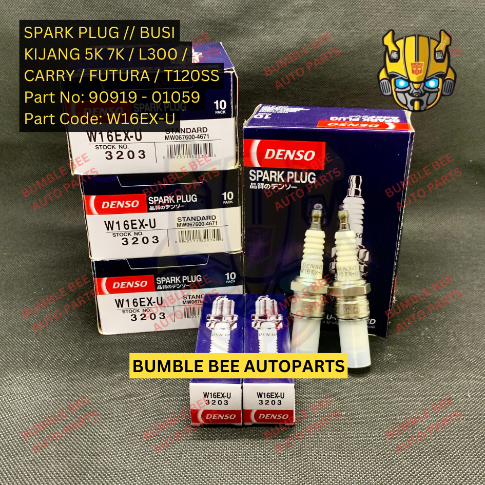 Jual BUSI DENSO W16EX-U CARRY / ST-100 / FUTURA / KIJANG 5K 7K / L300 / T120SS - W16EXU | Shopee ...