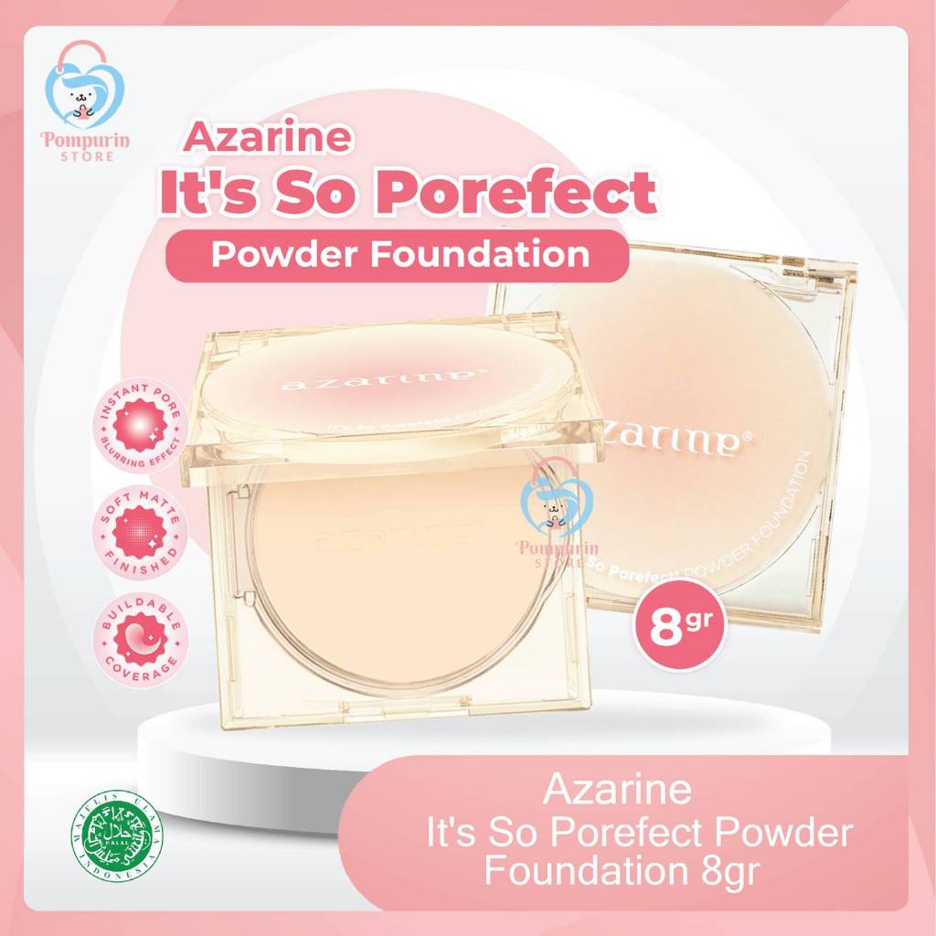 Jual Azarine It's So Porefect Powder Foundation 8gr - Bedak Padat ...