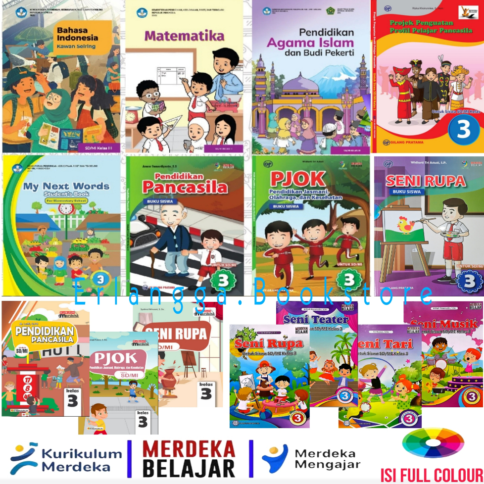 Jual Buku Paket Kelas 3 (Kelas III) SD/MI - Buku Siswa Kurikulum Merdeka Kelas 3 SD/MI ...