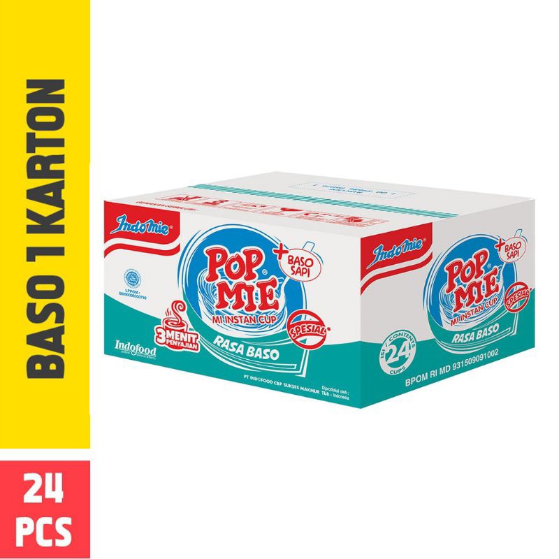 Jual Pop Mie Baso Jumbo Isi 24 Pcs 1 Karton Harga Promo | Shopee Indonesia