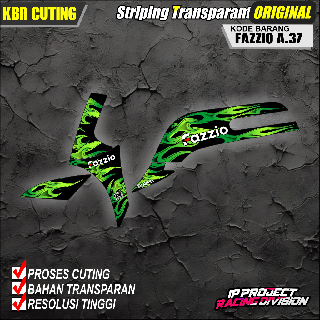 Jual (COD) STICKER STRIPING ORIGINAL MOTOR YAMAHA FAZZIO Variasi List ...
