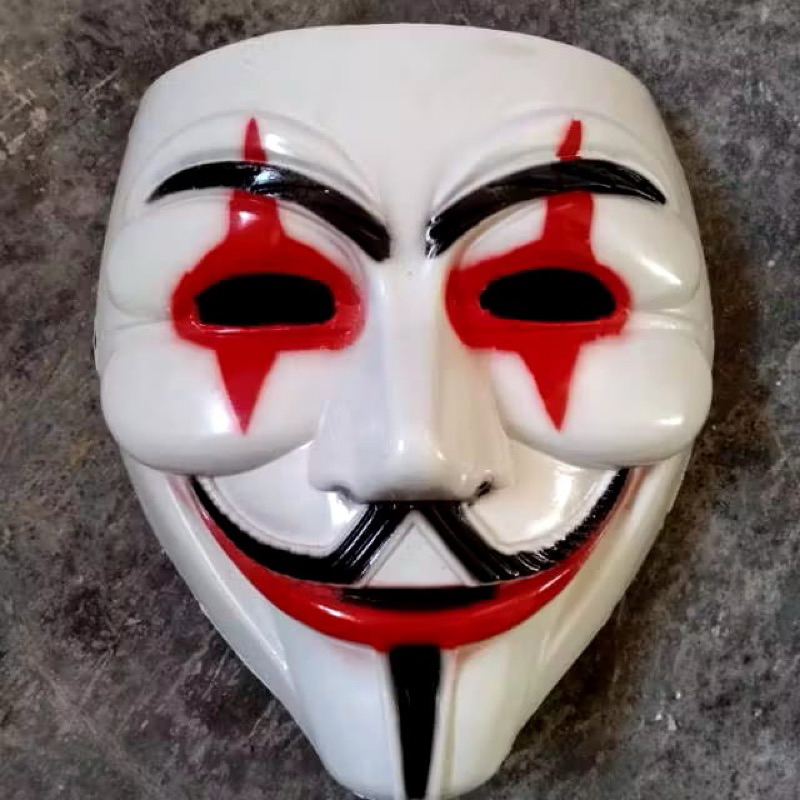 Jual topeng anonymous badut merah | Shopee Indonesia