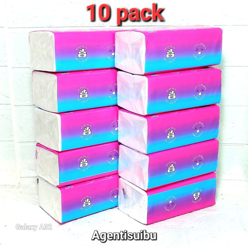 Jual [paket 10 Pack] TITA soft Facial Tissue isi 360 Helai 2Ply Tisu ...