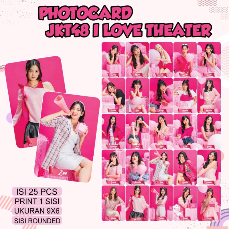Jual (Free Sticker) Photocard JKT48 I LOVE THEATER Viral isi 25pcs | Shopee Indonesia