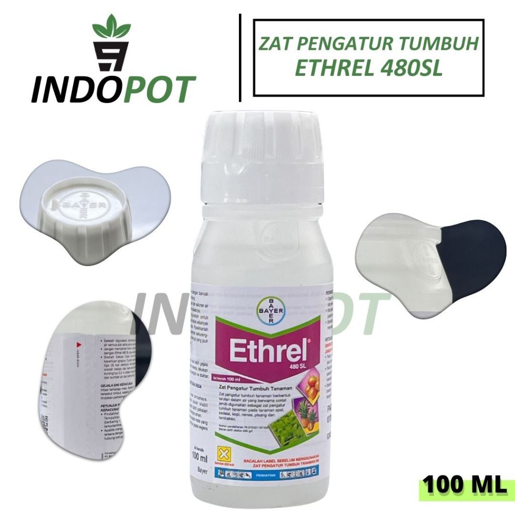 Jual ETHREL 480SL 100 Ml ZPT Bayer Percepat Pematangan Buah Pisang Apel ...