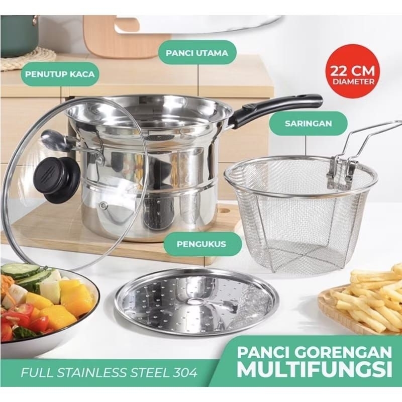 Jual Panci mie gagang stainless | Shopee Indonesia