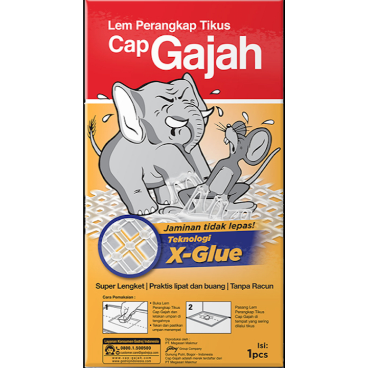 Jual LEM TIKUS TRAP PAPAN CAP GAJAH | Shopee Indonesia