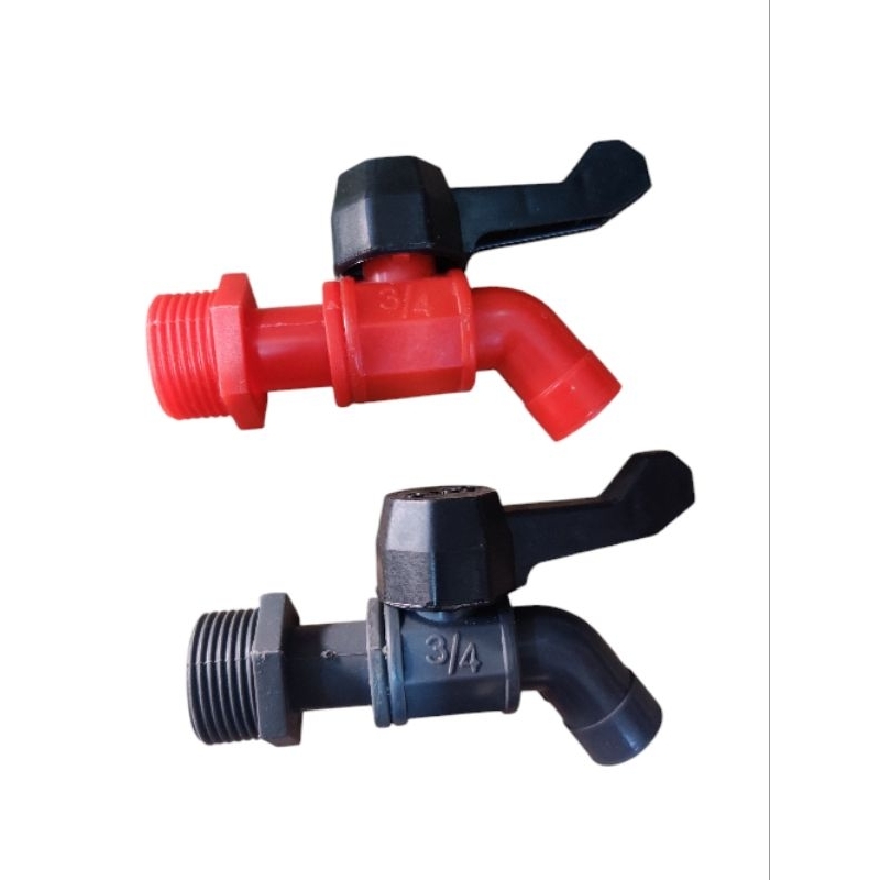 Jual Kran Tembok PVC Engkol 3/4" Soho // Kran Air Plastik // Kran PVC ...