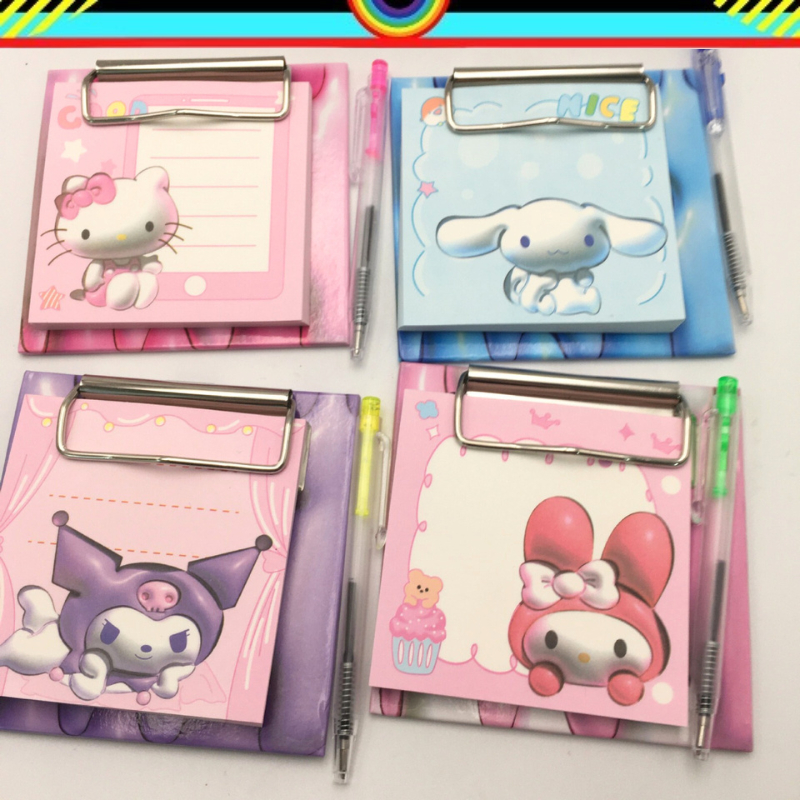 Jual STICKY NOTES PAPAN MINI BINDER NOTES BOOK | STICKY NOTE SANRIO ...