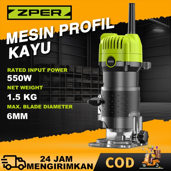 Jual ZPER Mesin Profil Kayu Mesin Profil Router Trimmer Kayu Fullset ...