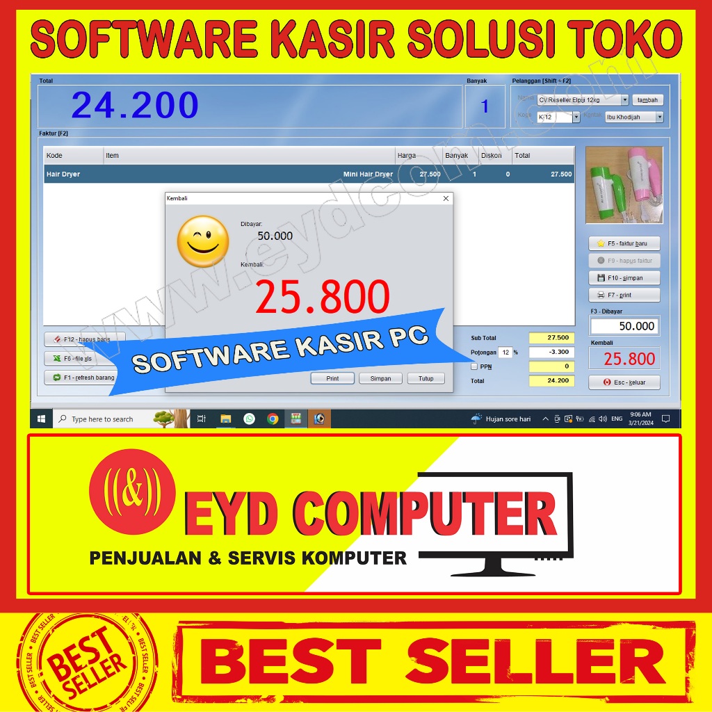 Jual PROGRAM KASIR SOLUSI TOKO SOFTWARE POS POS POINT OF SALES APLIKASI KASIR PC KOMPUTER FULL ...