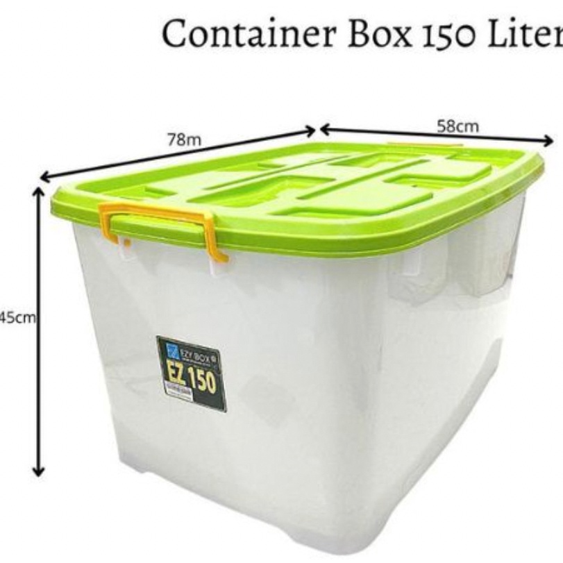 Jual CONTAINER BOX EZY CB 15 LITER KOTAKTEMPAT PENYIMPANAN WADAH PLASTIK DENGAN RODAH TAKASIMUR ...