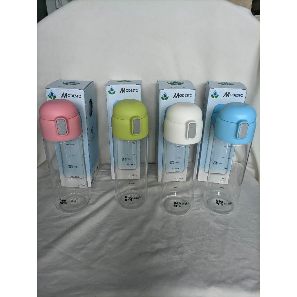 Jual GBUPLAST Botol Air Minum Modesto 700ml botol air bening botol air ...