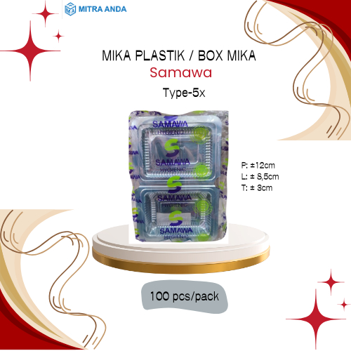 Jual Mika Plastik / Box Mika SAMAWA Type-5X isi 100's | Shopee Indonesia