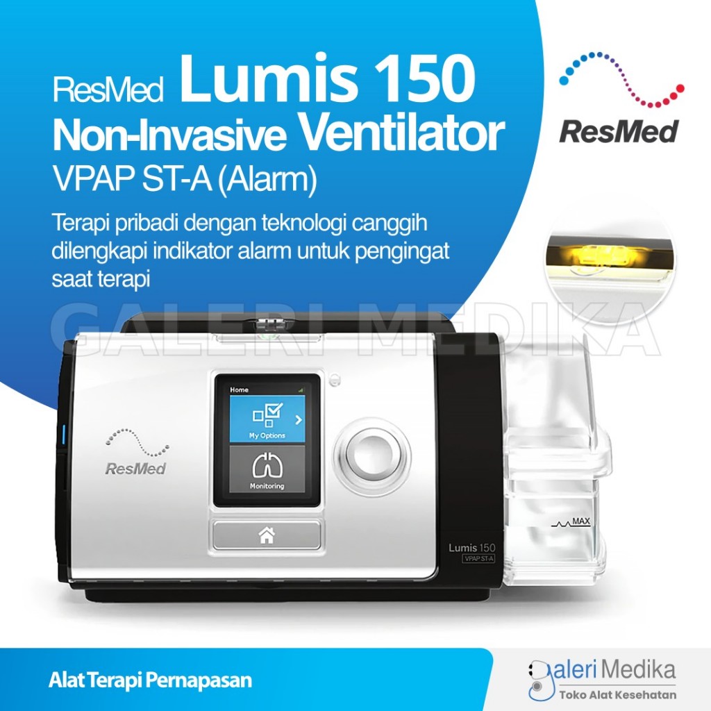 Jual Ventilator ResMed Lumis 150 VPAP ST-A With Alarm Non-Invasif ...