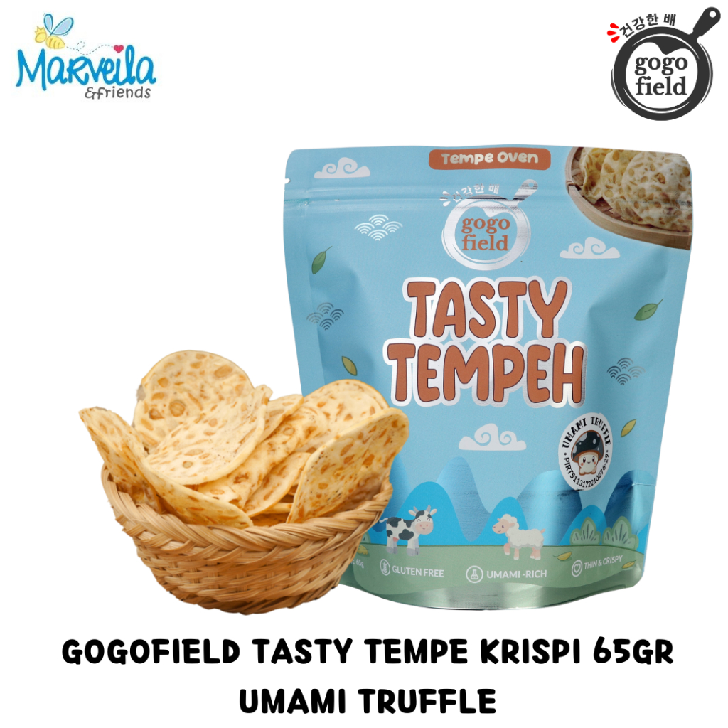 Jual Gogofield Tasty Tempeh Krispi 65 gr UMAMI TRUFFLE / Tempe Krispi ...