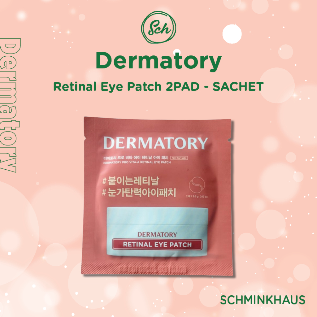 Jual DERMATORY Retinal Eye Patch 2PAD - SACHET | Shopee Indonesia