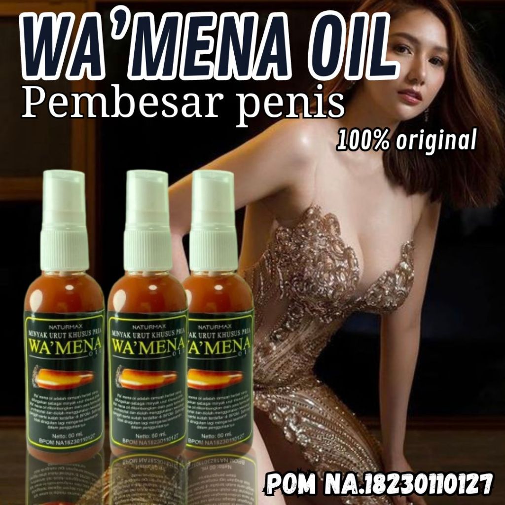Jual WA'MENA DAUN TIGA JARI WAMENA PEMBESARPENNIS minyak urut minyak pijat original BPOM dan ...