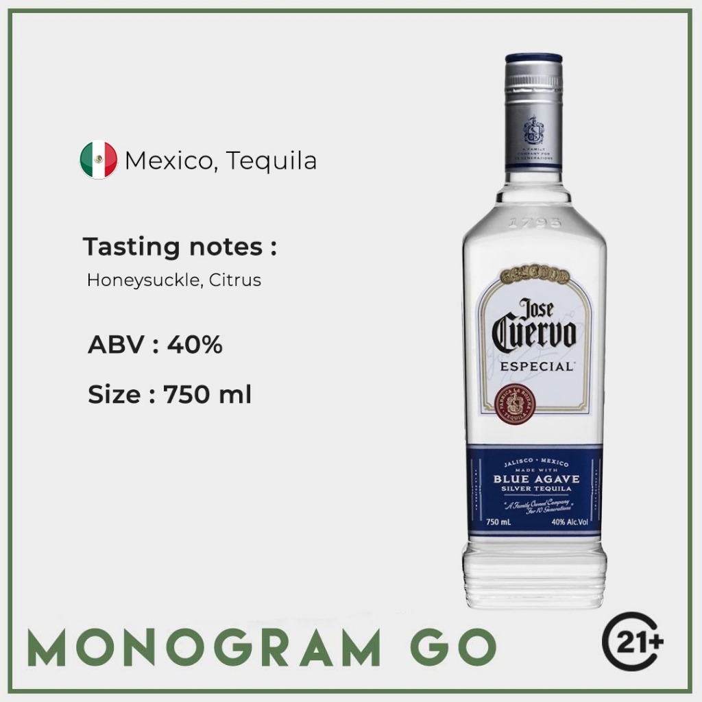 Jual JOSE CUERVO Especial Blue Agave Silver Tequila 750ml | Shopee ...