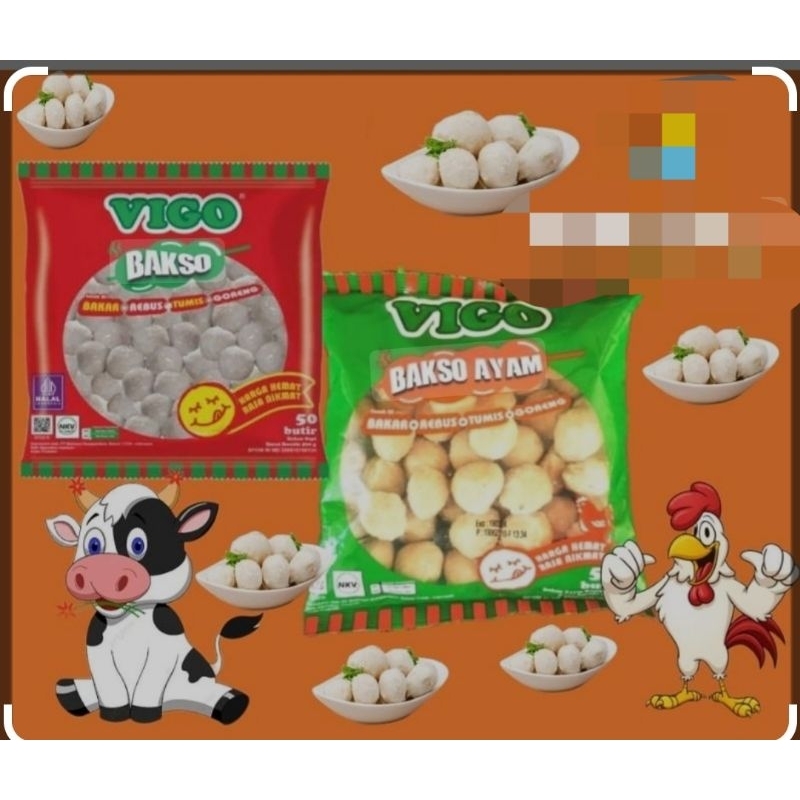 Jual bakso vigo sapi dan vigo bakso ayam 500g | Shopee Indonesia