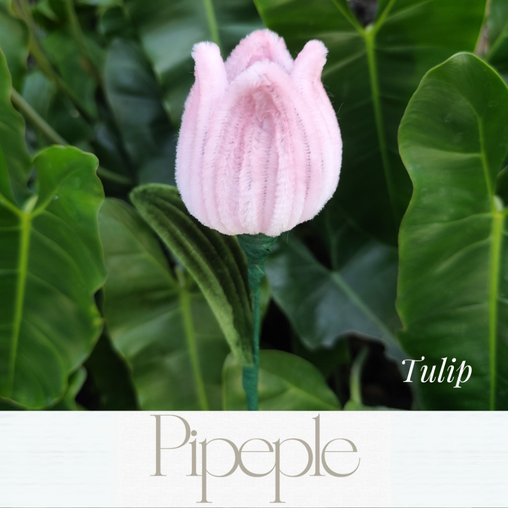 Jual TULIP KAWAT BULU Satuan / Bunga Kawat Bulu / Pipe Cleaner Flower | Shopee Indonesia