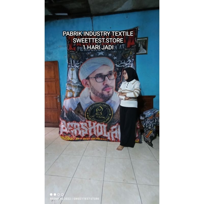 Jual BEST SELLER + READY STOK, FREE STICKER BENDERA MAJELISAN SHOLAWAT ...