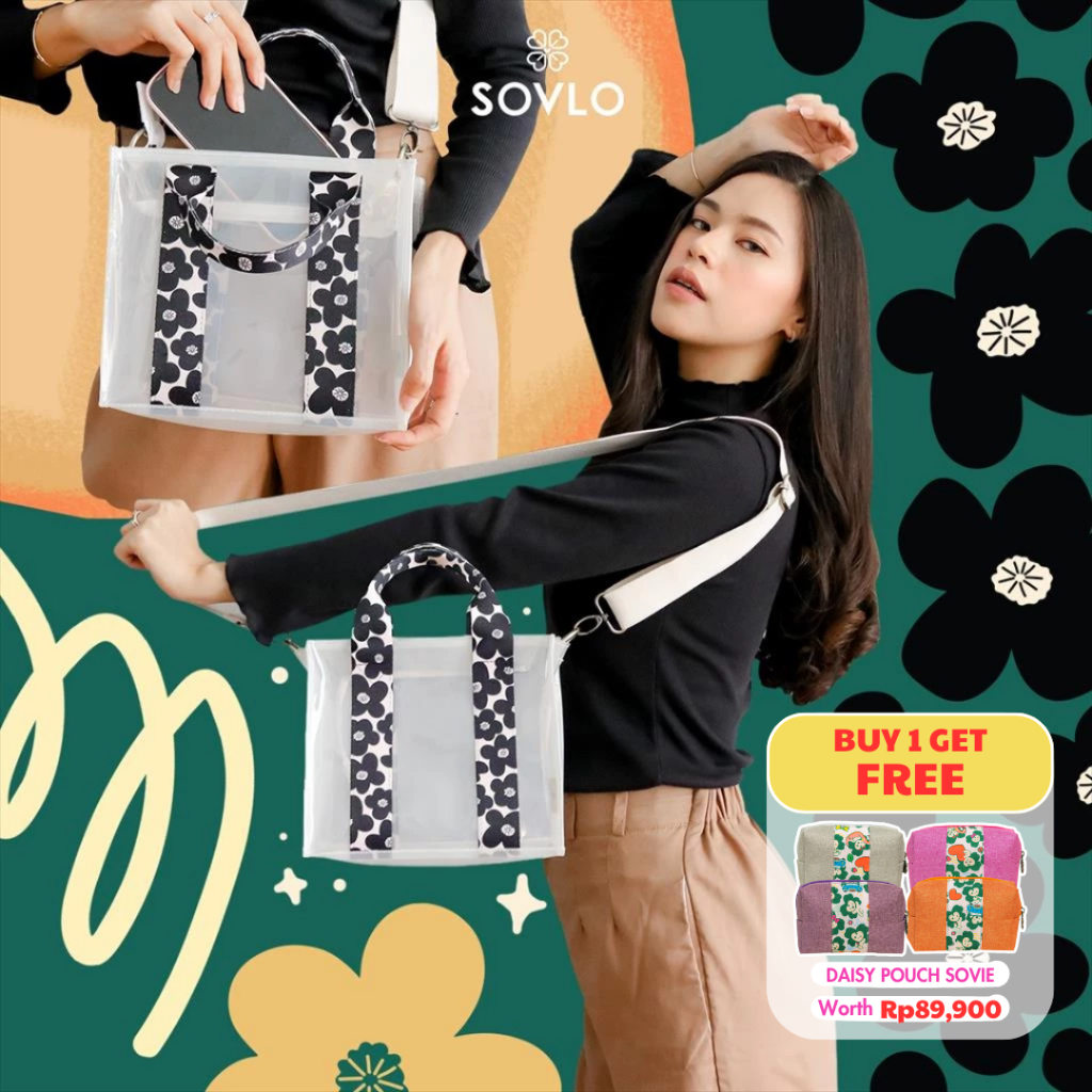 Jual SOVLO Mini Cleo Monochrome - Tas Selempang Wanita/ Tas Sling Bag ...