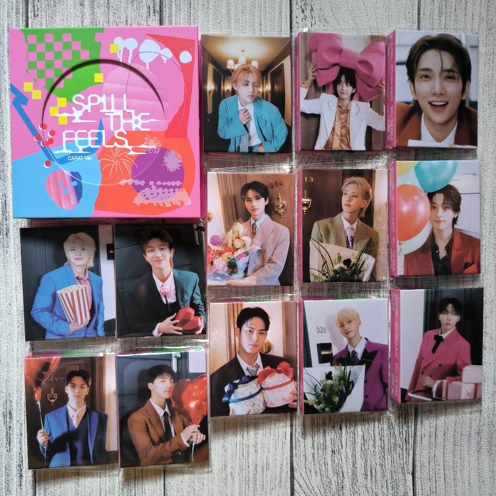 Jual (READY) SEVENTEEN - SPILL THE FEELS CARAT VER CARVER BINDER ALBUM ...